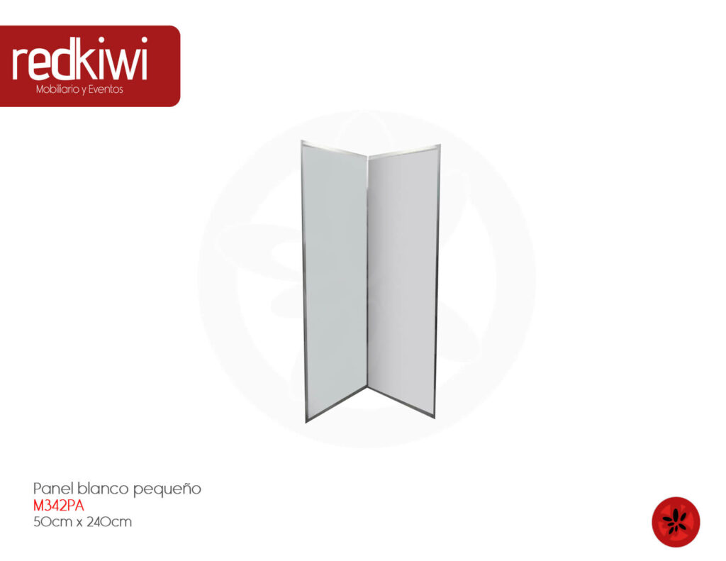 Panel blanco pequeño de 50 cm x 2,40 mt - RedKiwi