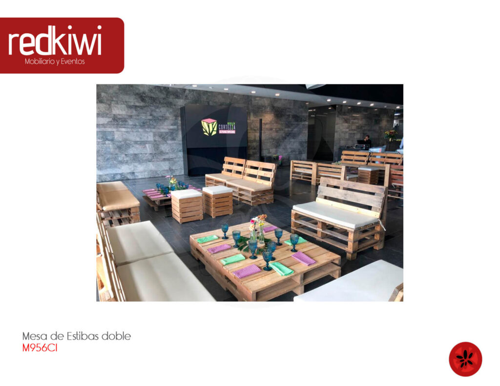 Mesa de Estibas doble - RedKiwi