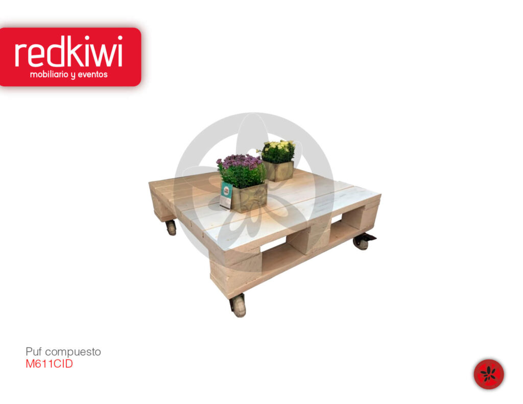 Mesa Estibas Decape con rodachines - RedKiwi