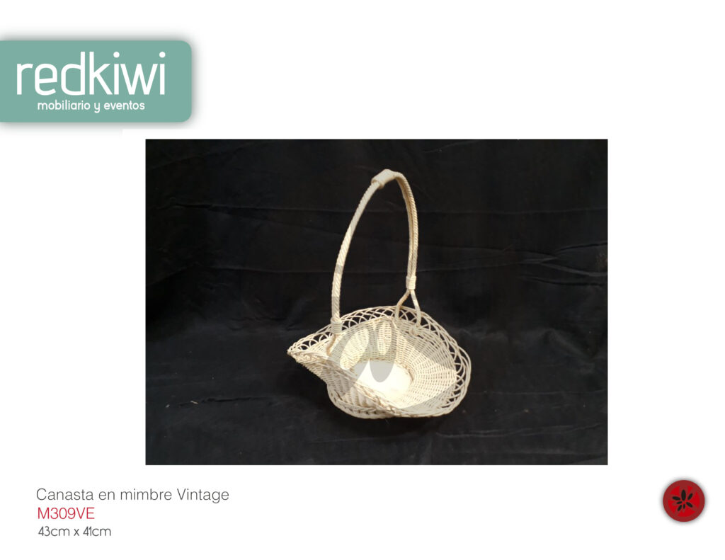 Canasta Mimbre Vintage - RedKiwi
