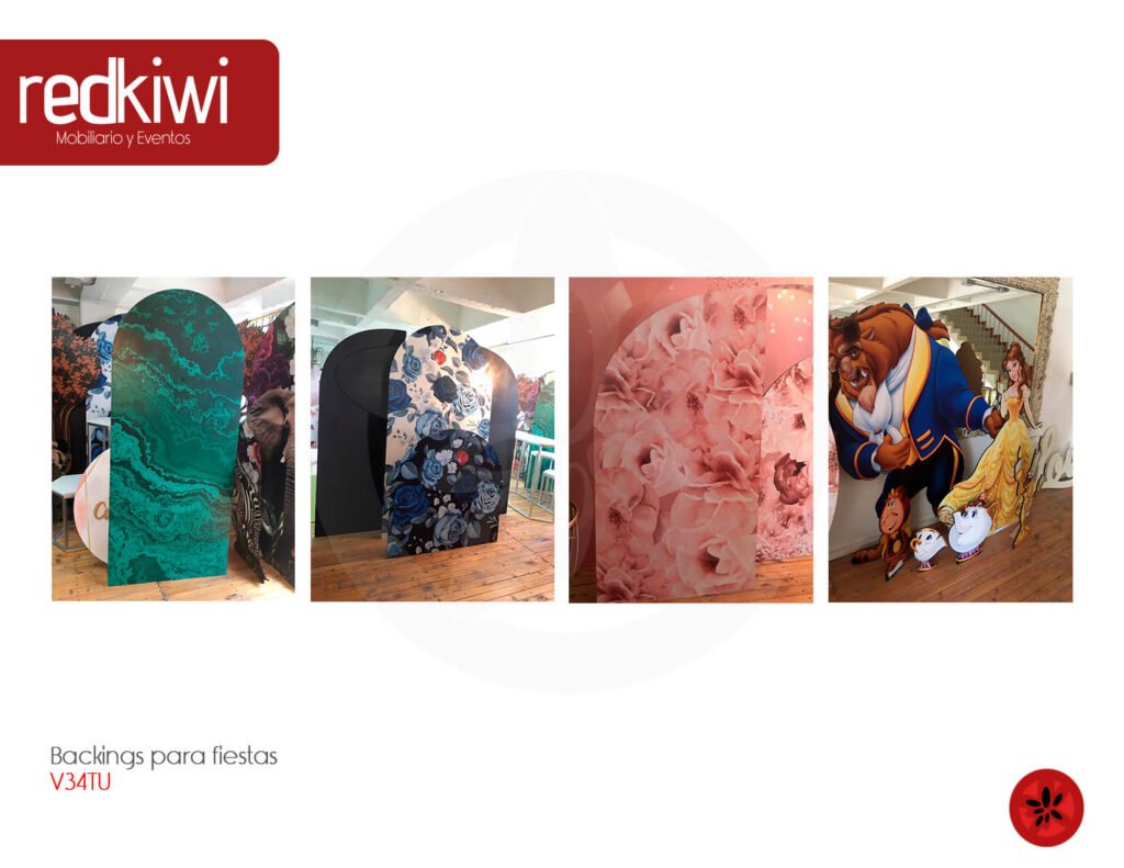 Backing para fiestas - RedKiwi